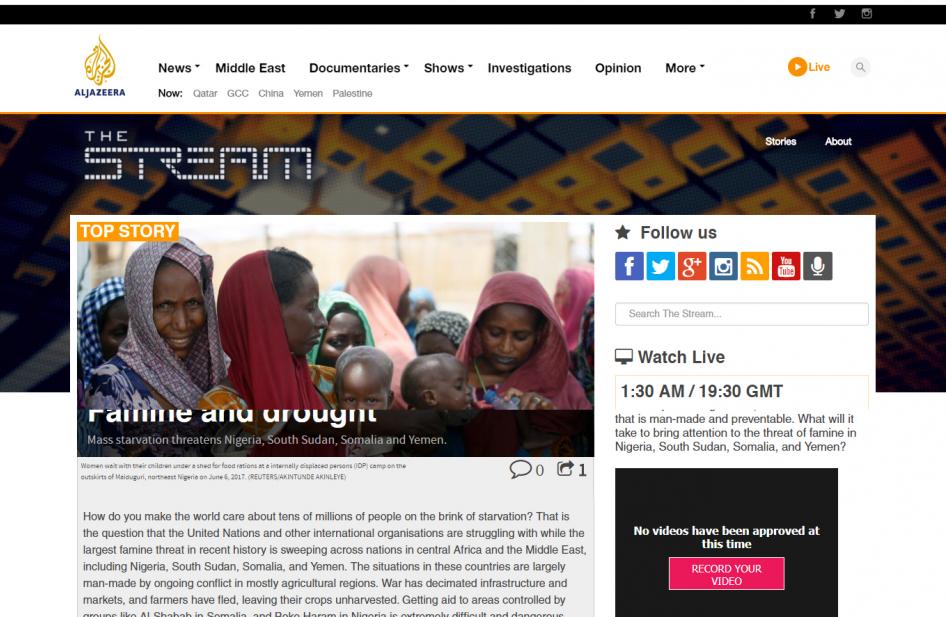 Website Case Study: Al Jazeera Stream | Vardot