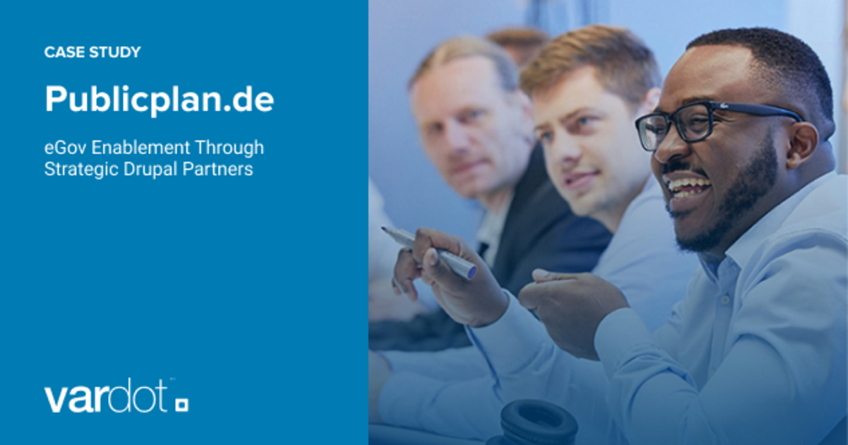 eGov Enablement Through Strategic Drupal Partners | Vardot